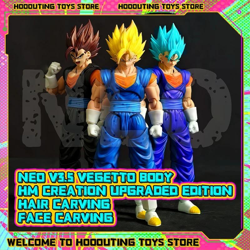Neokong Studio 3.5 Body Dragon Ball Action Figure Vegito DBZ SHF Vegeto ...
