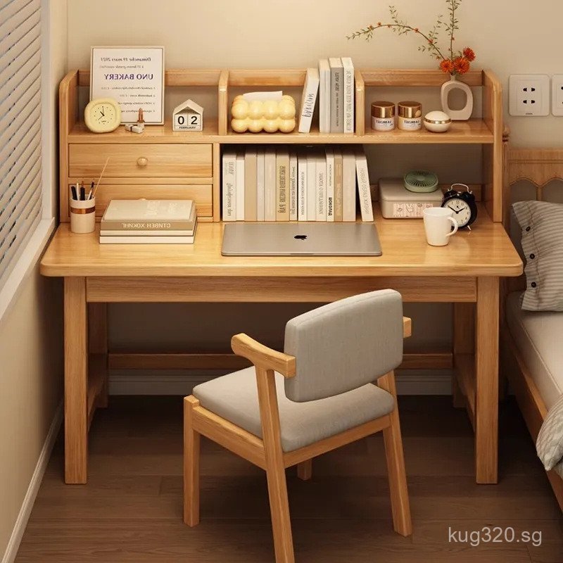 Computer Desk Student Bookshelf Writing Desk Bedroom Simple Desktop ...