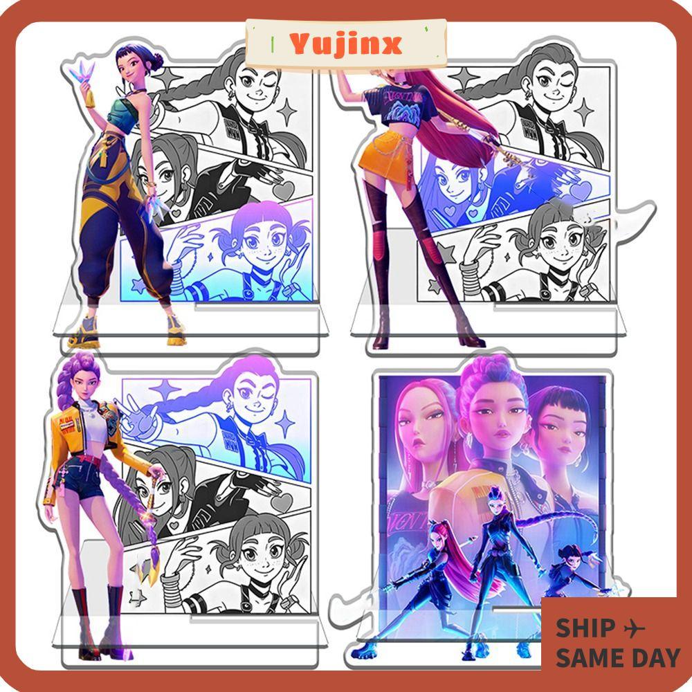 YUJINX Kpop Demon Hunters Display Stand Rack, Huntrix Gril Rumi Mira ...