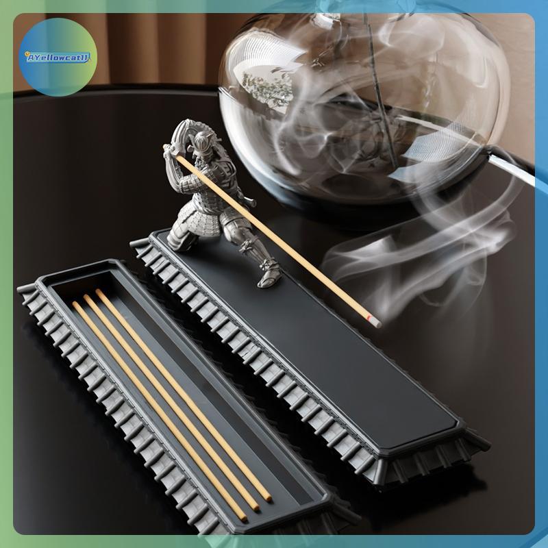 AA Japanese Samurai Chinese Knight Line Incense Burner Zen Incense Tray ...