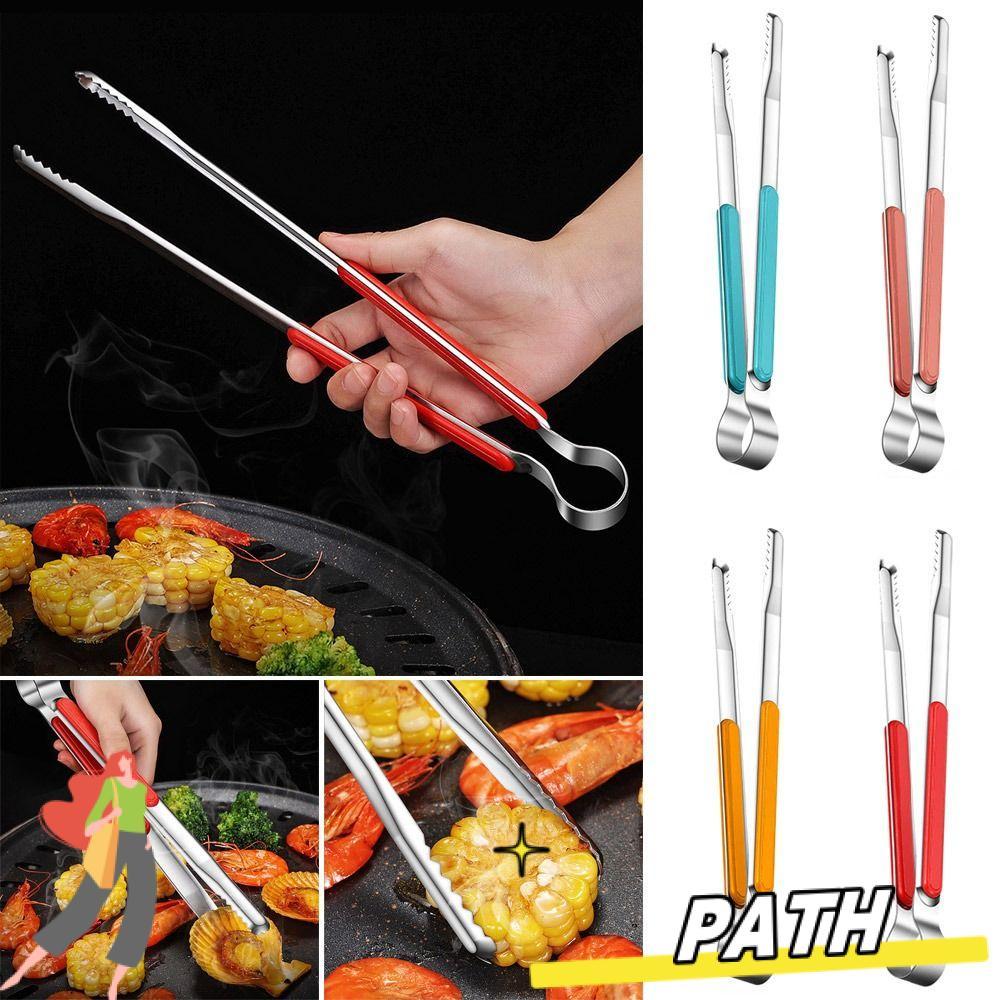 PATH Food Tongs, Utensil Tong BBQ Meat Bun Toast Bread Clamp ...
