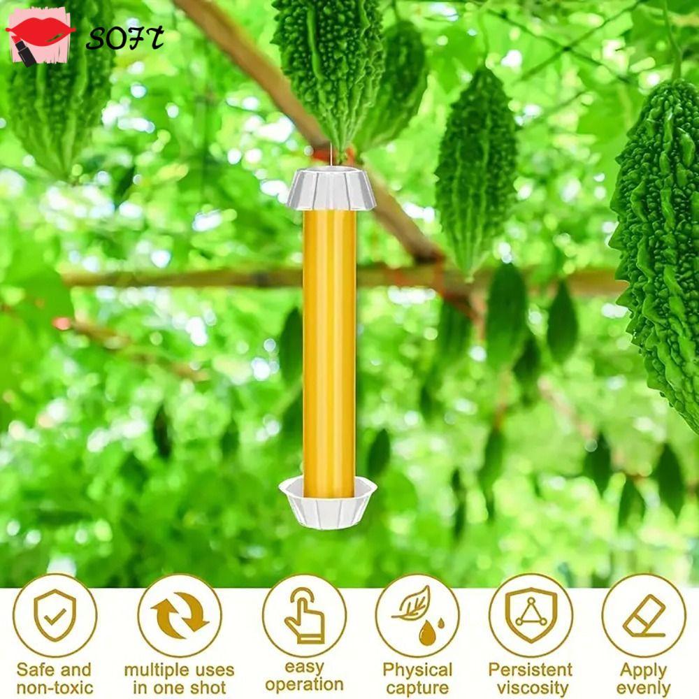 SOFTNESS Sticky Fly Trap, Adhesive Insect Repellent Mosquito Catcher ...