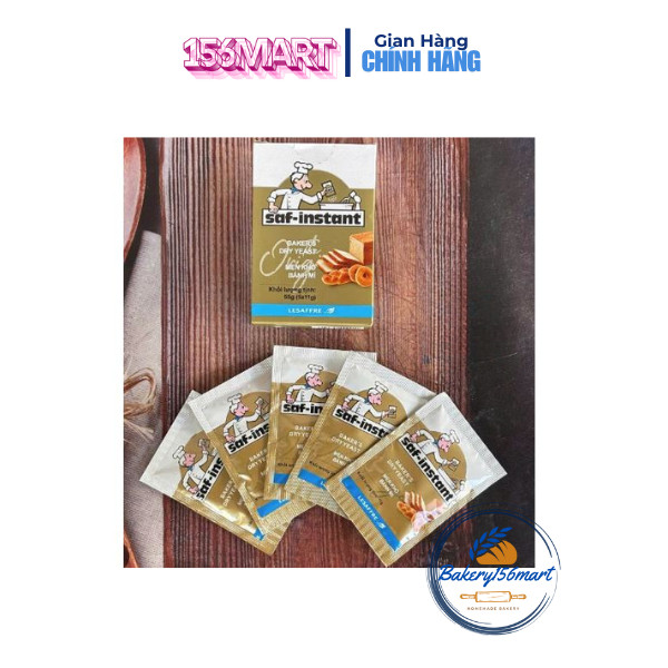 Children's yeast Box of 5 packs - Sweet yeast 11 grams/pack of SAF chef ...