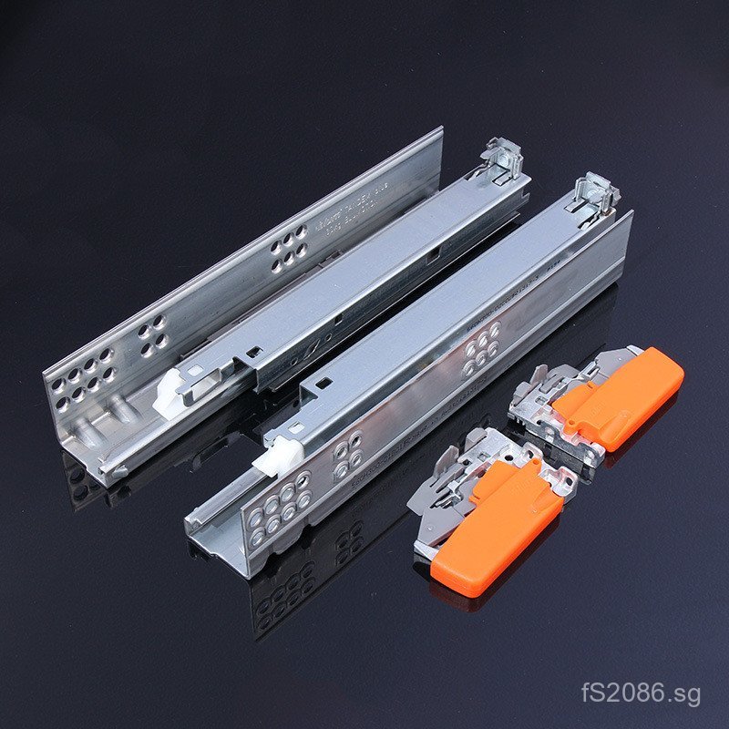 Hidden Track Drawer Blum Cabinet Rail Full blum Bottom Damping Rebound ...