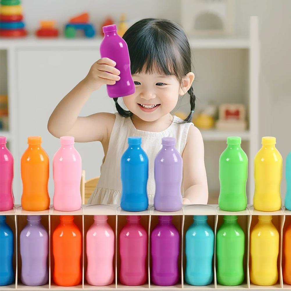 Fun Bottle Guessing Game Children's Color Memory Beverage Educational ...