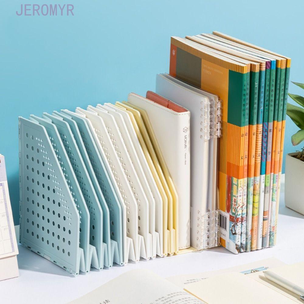 JEROMY5R Retractable File Holder, File Organizer Bookshelf File Storage ...