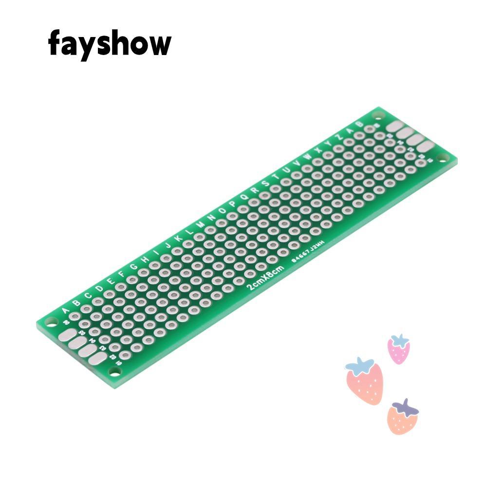 FAYSHOWSG 20PCS Prototyping Circuit Board, 2.54mm Hole Pitch Double ...