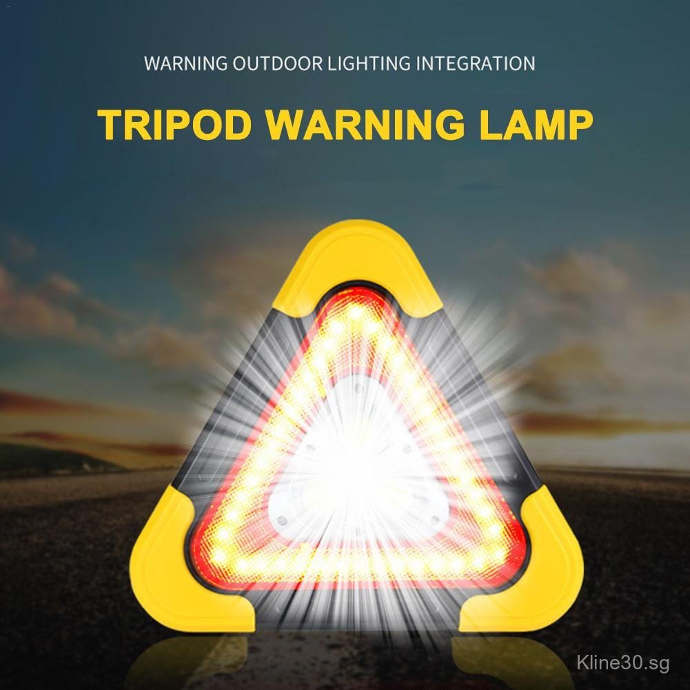 Multi-functional Tripod Warning Lamp COB Work Emergency Light For Car ...