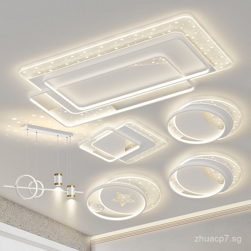 Lamp2023Full House Simple Living Room Large Light Fixture Modern New ...
