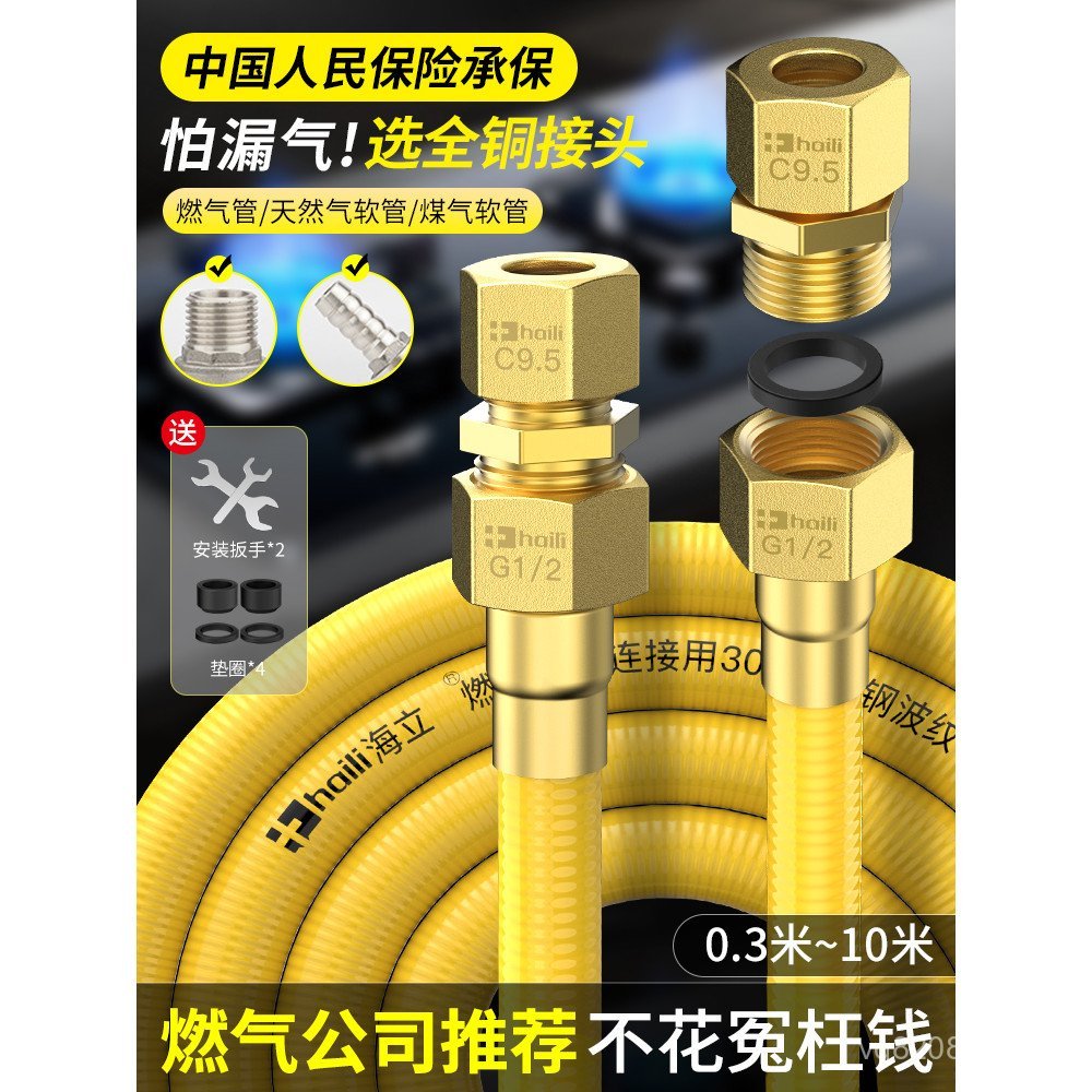 Wholesale Gas Water Heater Natural Gas Explosion-Proof Corrugated Hose ...