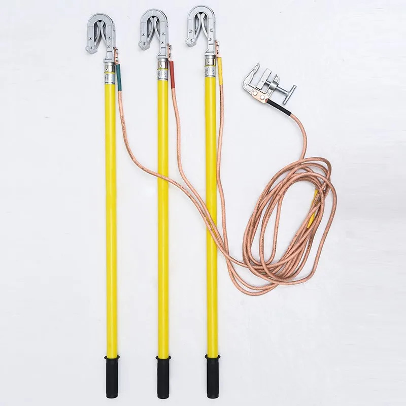 New Fiberglass Temporary Earthing Set Ground Rod with Copper Earth Wire ...