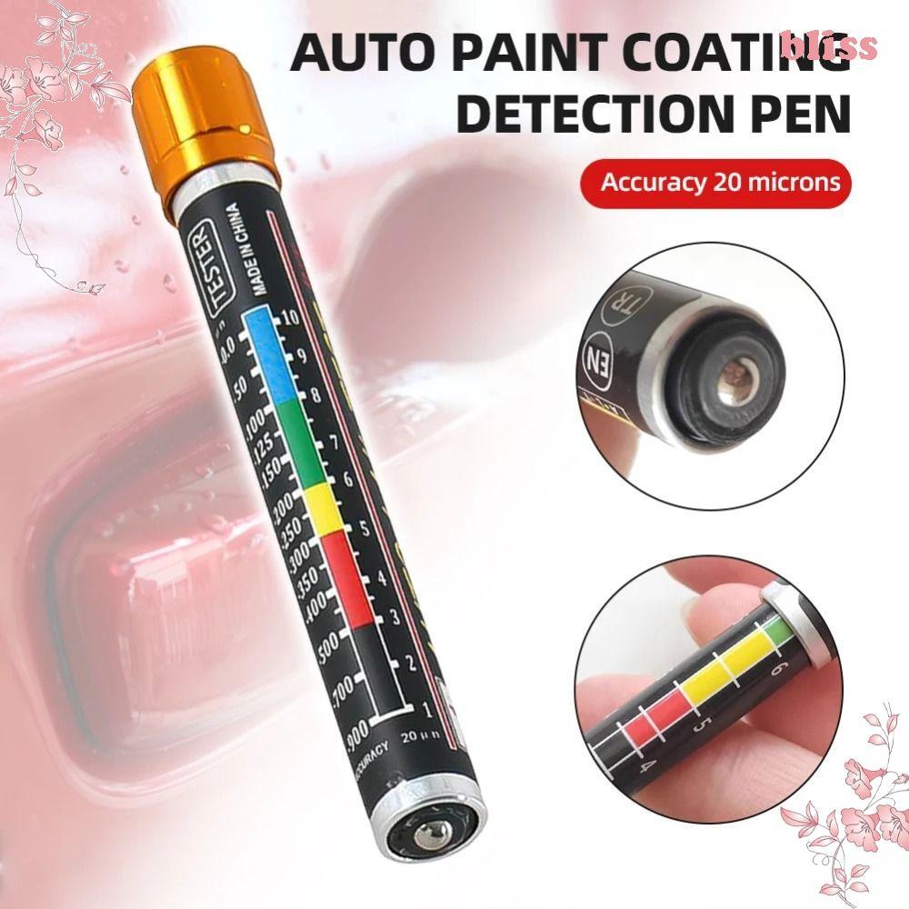 BLISS Car Paint Thickness Tester Pen, Plastic Lak Test Bit Car Paint ...