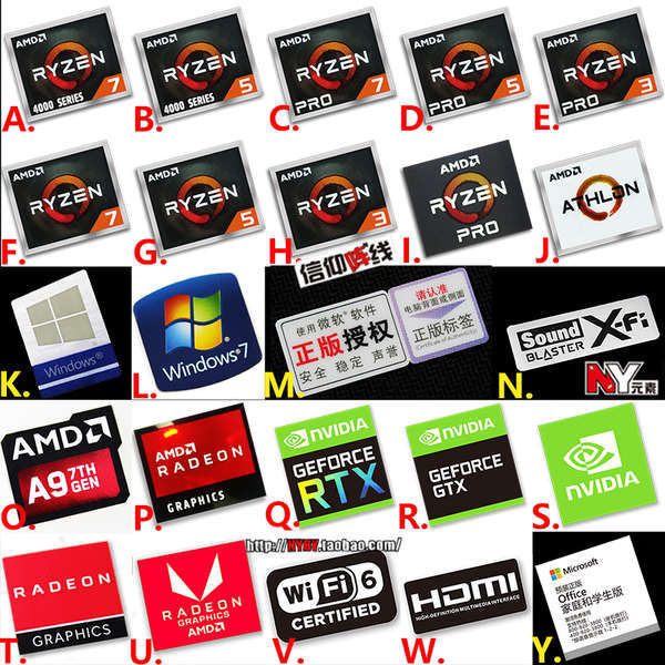 [Sticker 2026] AMD Ryzen Sharp Dragon PRO R7 R5 R3 4000 Series CPU ...