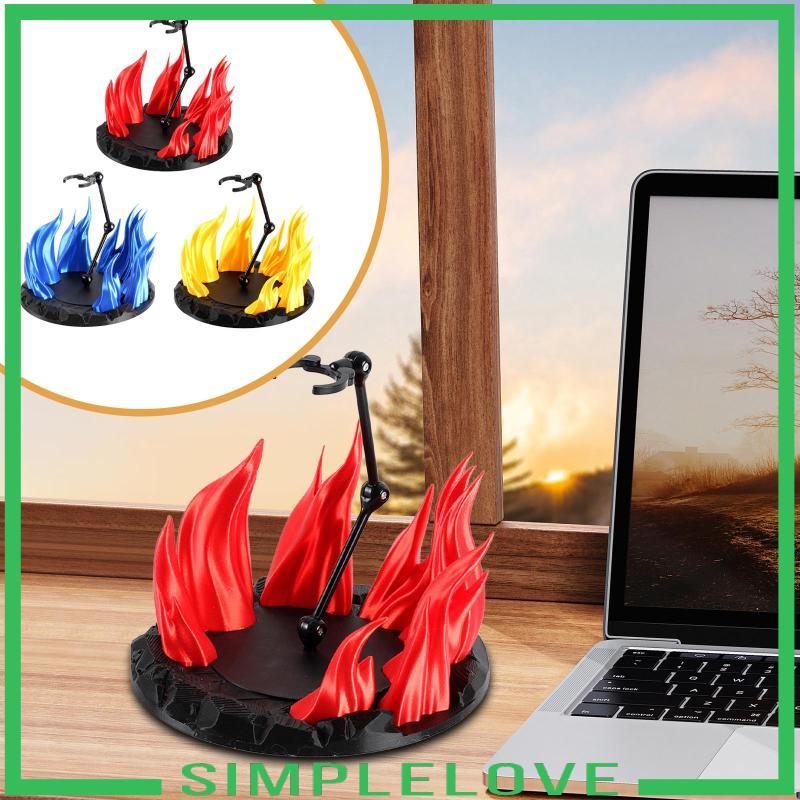 [Simple] Action Figure Stand with Fire Effects Burning Flame for ...