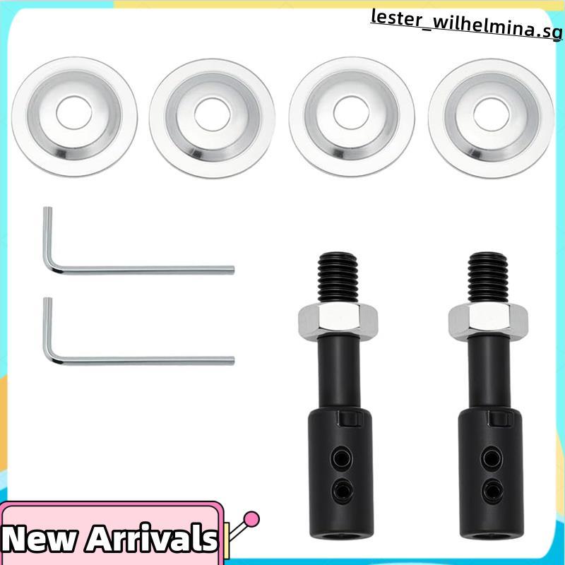 Steel Spindle Adapters(2-Pack), for Bench Grinder, Motor Arbor Adapter ...