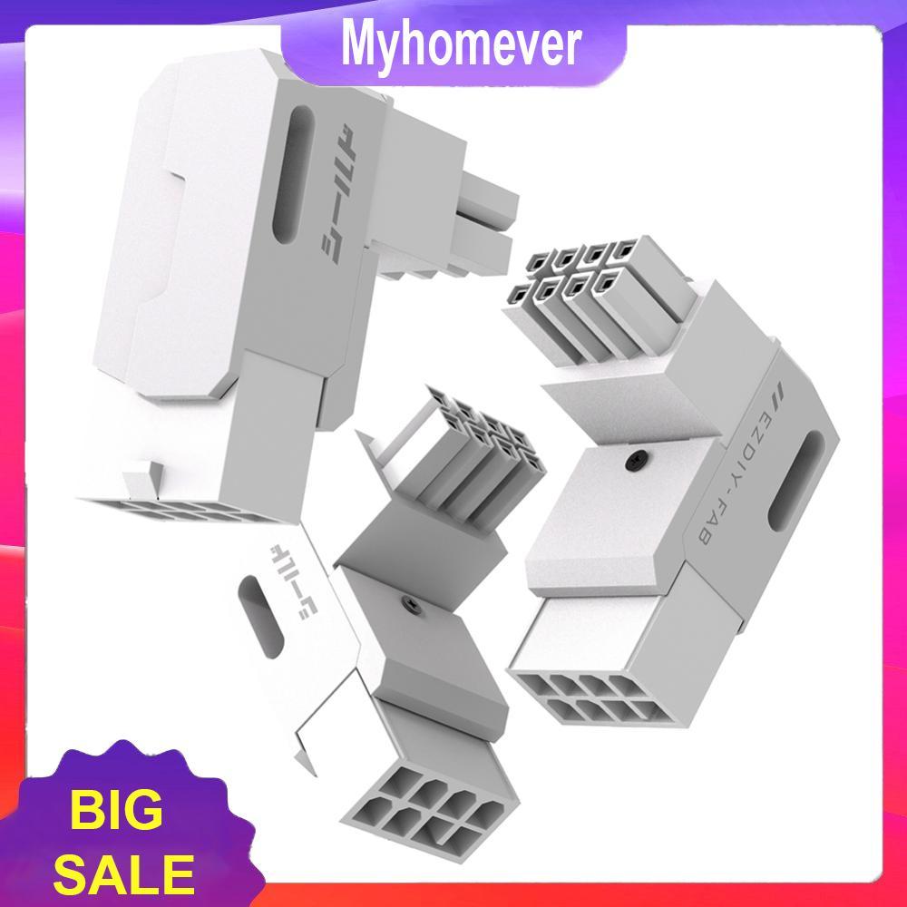 8-Pin PCIe GPU Power Adapter 90-Degree Angled Connector Power ...