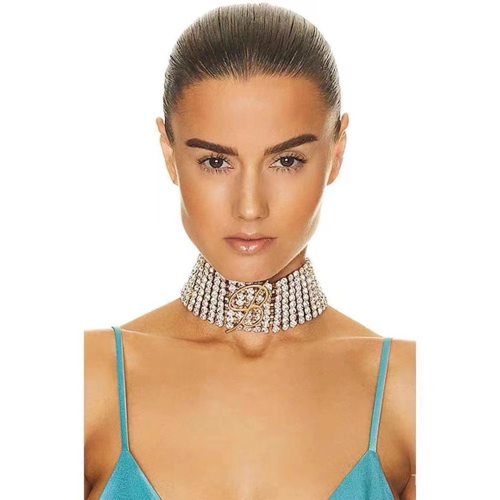 Runway Style Necklace Exaggerated Multi-layer Letter European and ...
