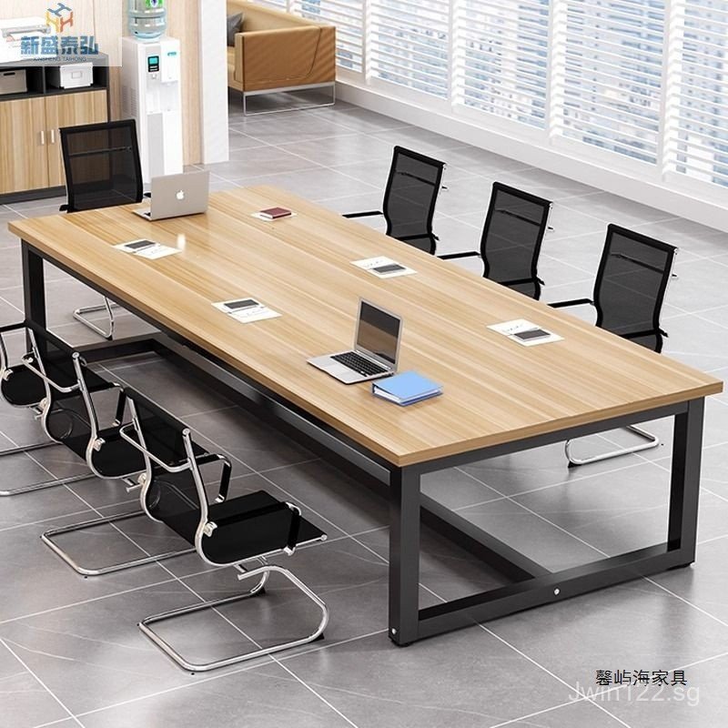 Large Desk Long Table Office Large Board Desk Conference Table Meeting ...