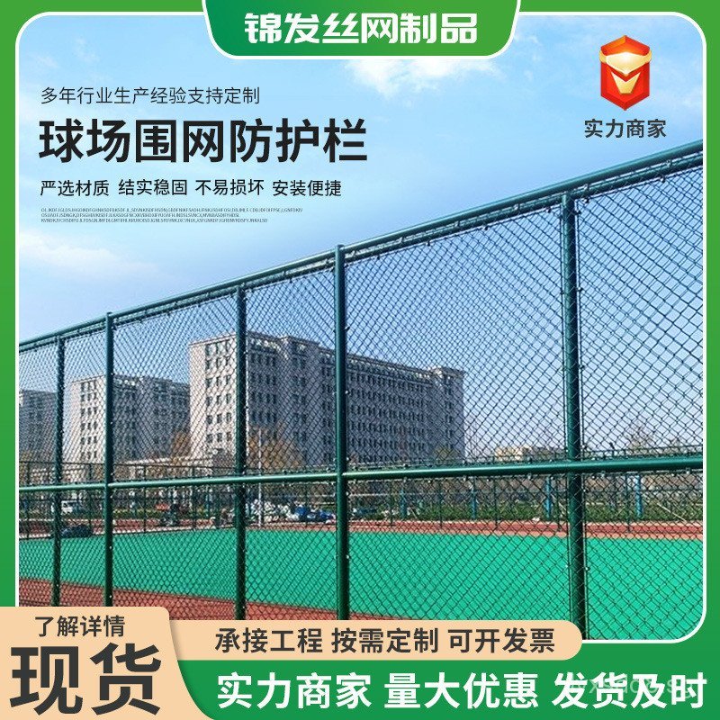 Stadium Fence Net Tennis Court Basketball Court Plastic Coated Chain ...
