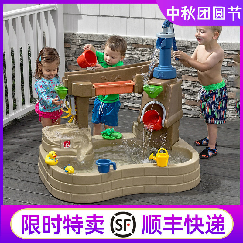 Imported American STEP2 Pressure Water Well Paddling Pond Children ...