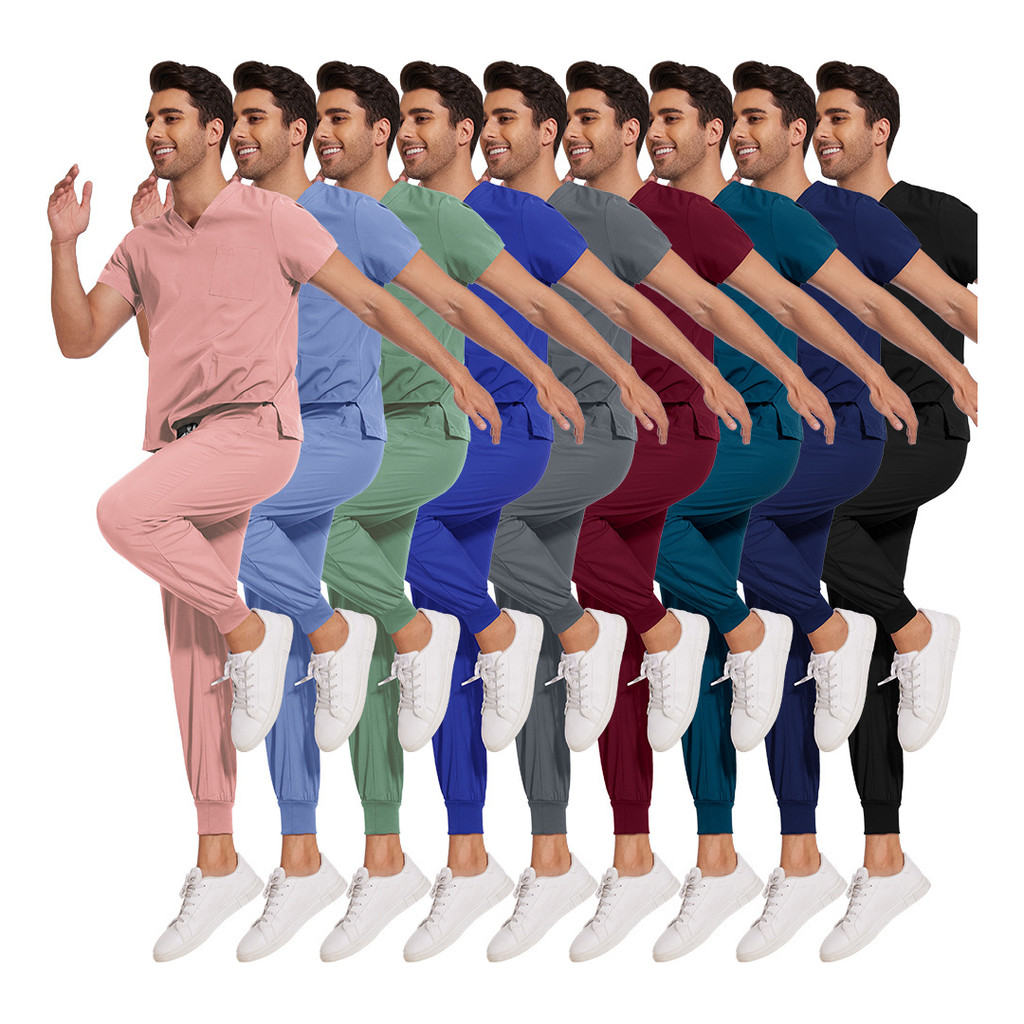 Medical Nursing Uniforms Set Doctor Work Uniforms Shirt and Pant Set ...