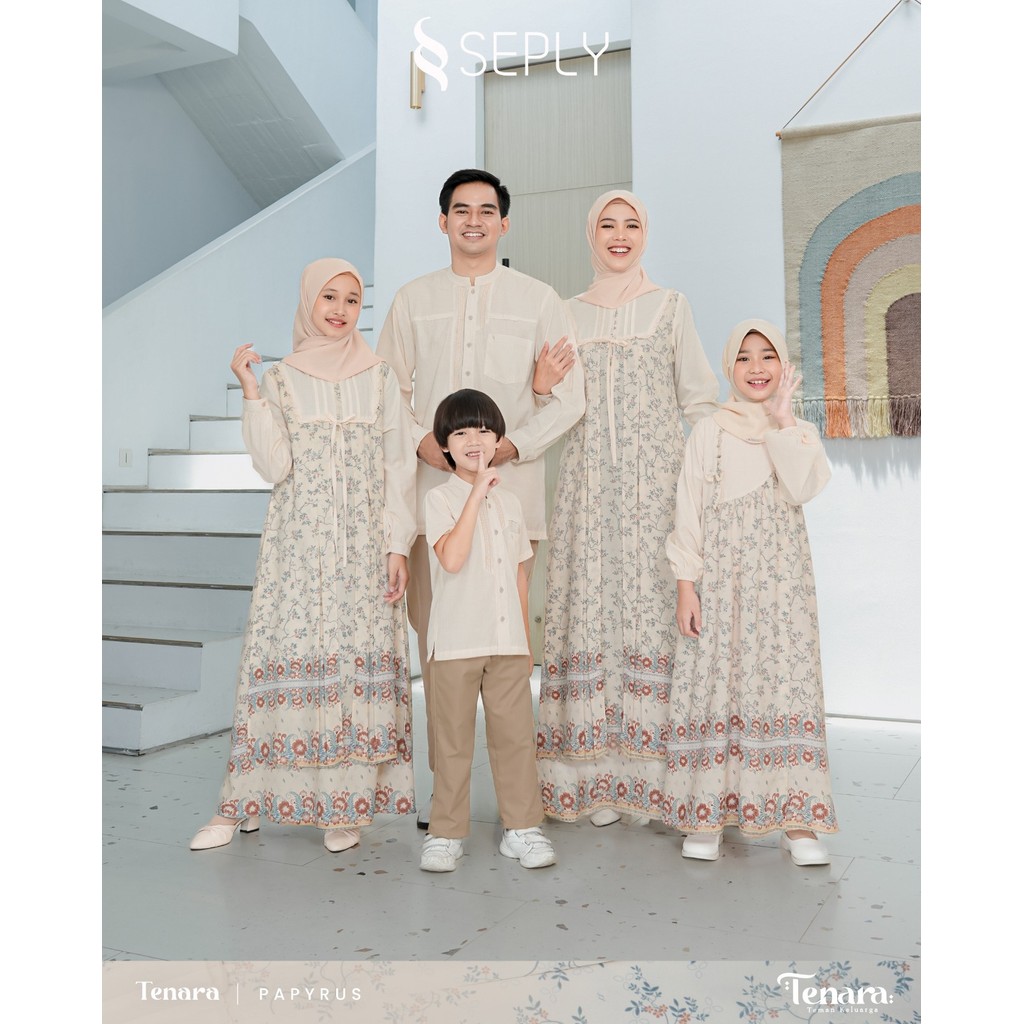 SEPLY Sarimbit Eid Suit 2026 Family TENARA Papyrus | Shopee Singapore