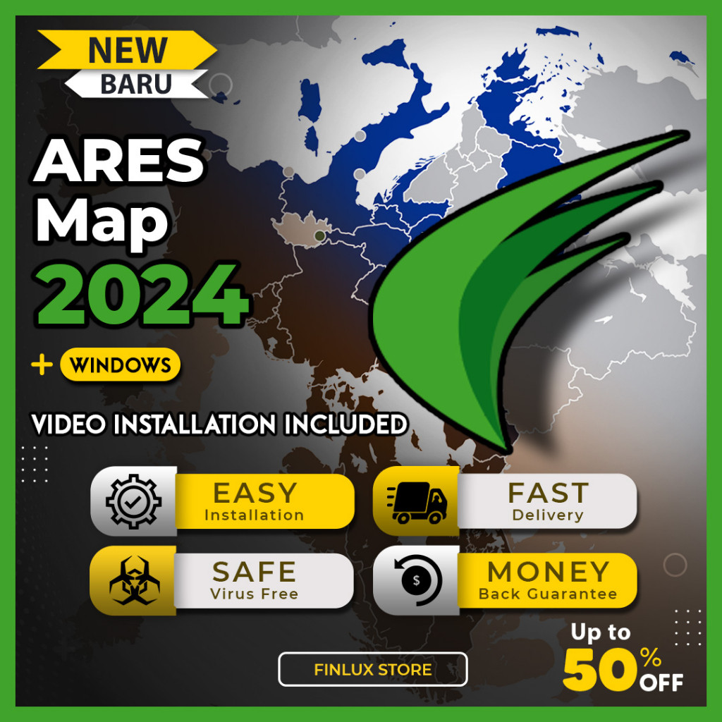 ARES Map 2024 Latest Lifetime For Windows (64-Bit) | Shopee Singapore