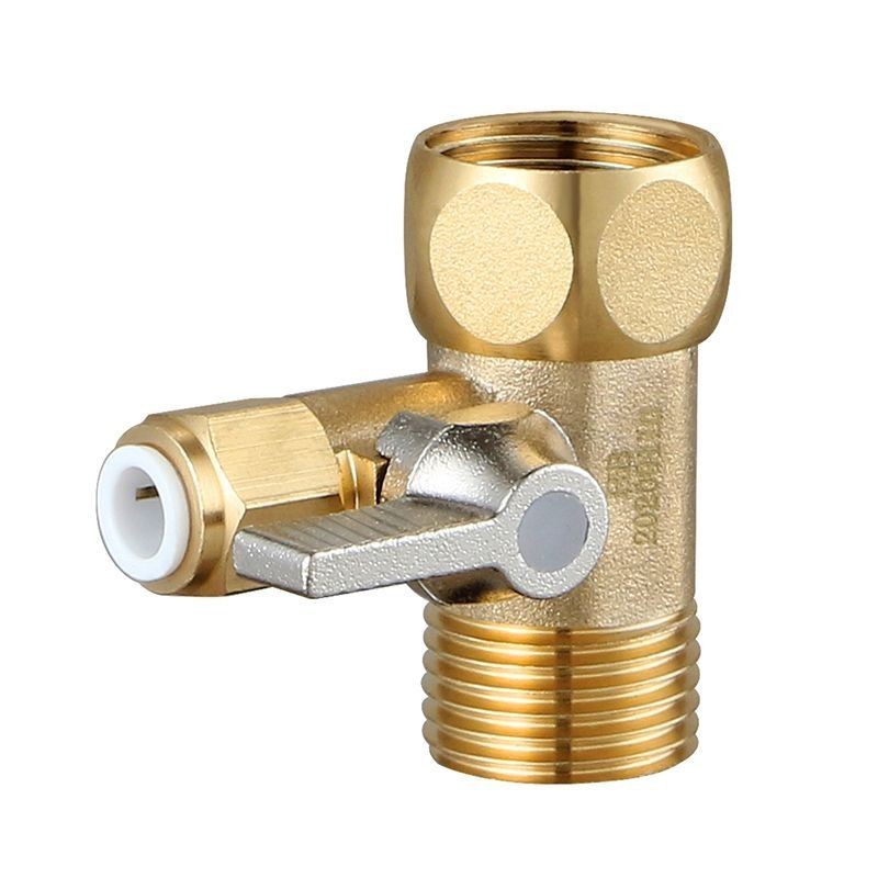 Water Purifier Water Inlet Tee 2 Points 3 Points Pure Copper Integrated ...