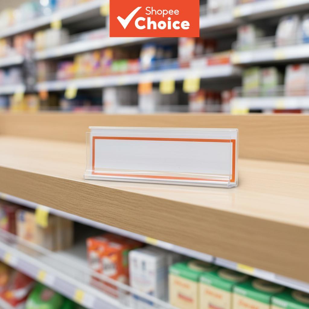 Price Tag & Mounting Tape | 10 PVC Labels | Name Tag, Wall Label, Shelf ...