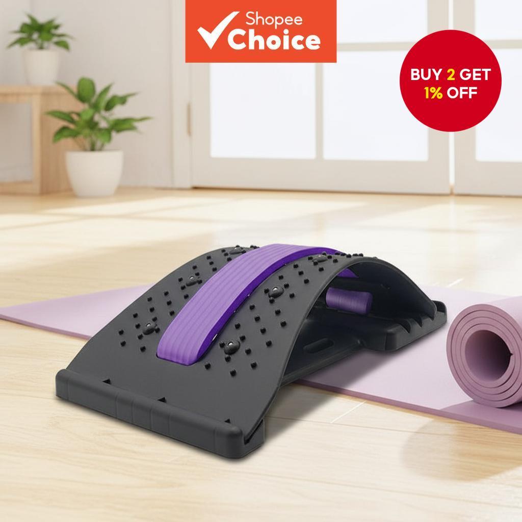 Yoga Lumbar Support Board - Arched Back Stretching Tool for Spine ...