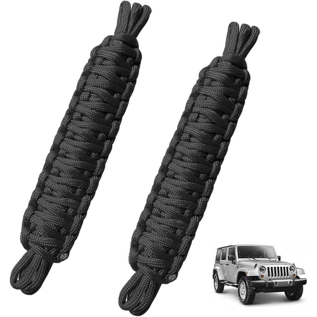 Pack-2 Car Door Limit Straps, Heavy-Duty Paracord Hand-Woven Straps ...