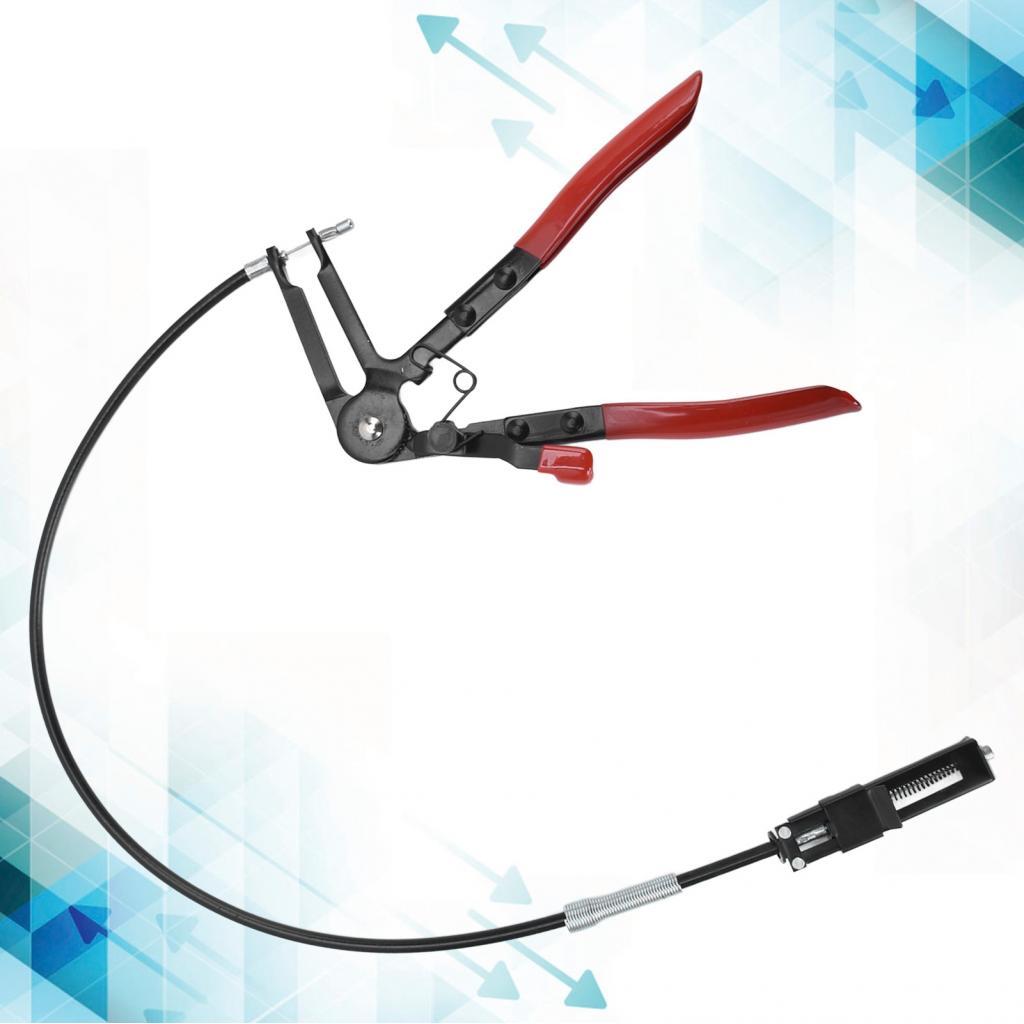 Flexible Hose Clamp Pliers Ratchet Spring Loaded Hoses 65 Manganese ...
