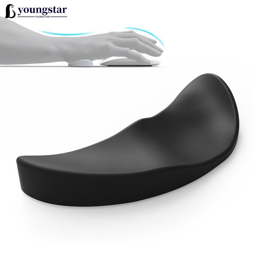 YOUNGSTAR Left/Right Hand Ergonomic Mouse Pad Wrist Pad Silicon Gel Non ...