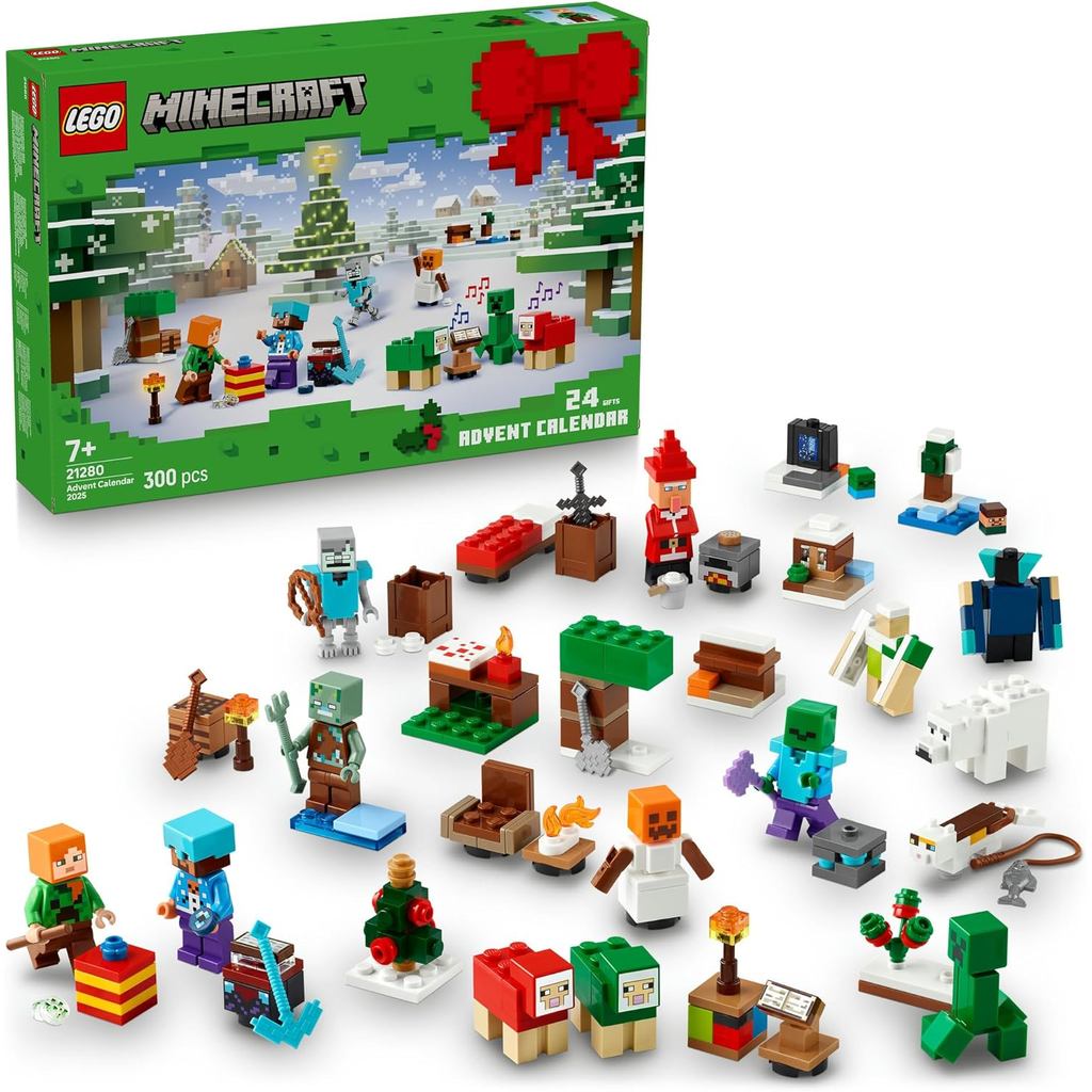 LEGO Minecraft LEGO Minecraft Advent Calendar 2025 Toy Birthday Present ...