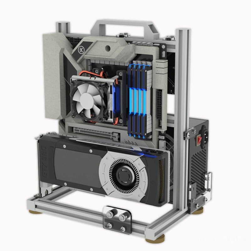 Open Chassis Rack Vertical Transparent Creative Personalized Water ...