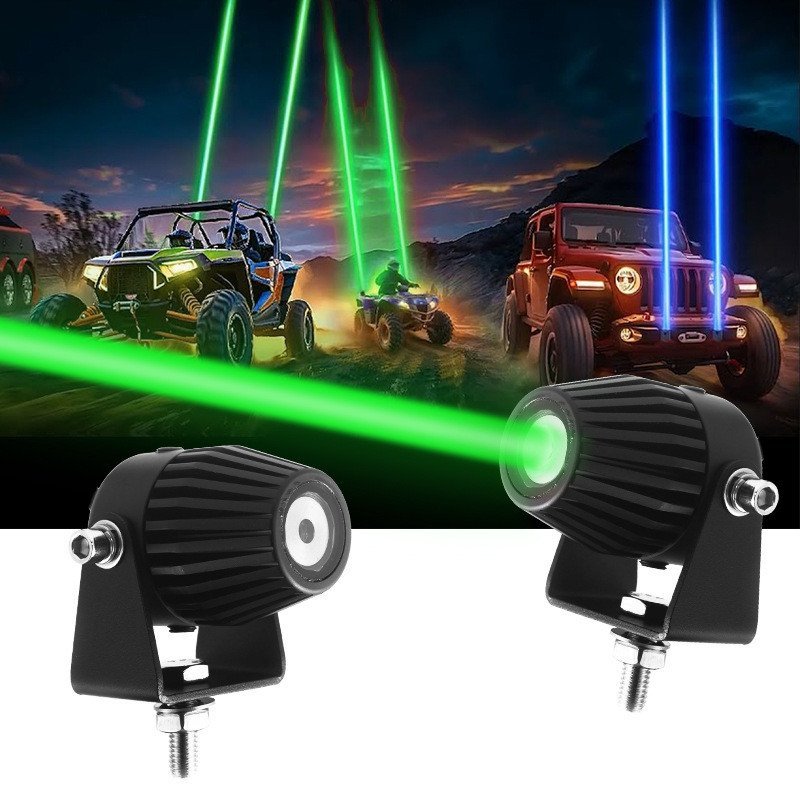4x4High-Power Laser Cannon Long Strip led Whip Flagpole Light ATV UTV ...