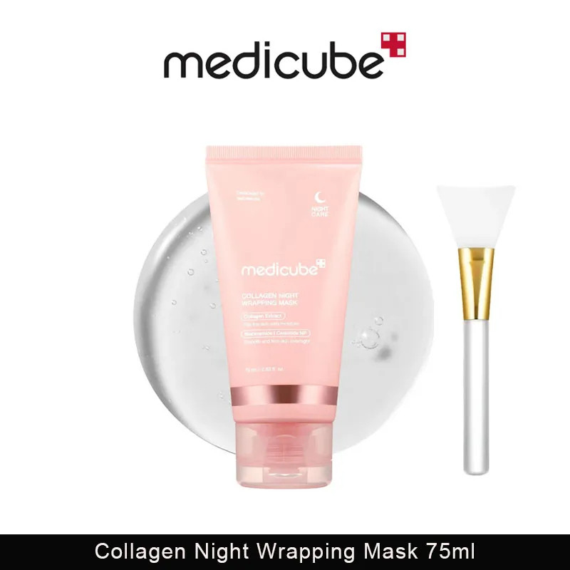 Medicube Collagen Night Wrapping Mask 75ml Quick Dry Easy Peel EXP-2027 ...