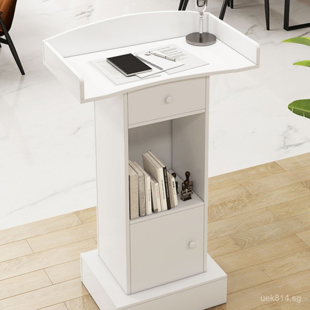 Small Lectern Speaking Table Lecture Table Desk Classroom Reception ...