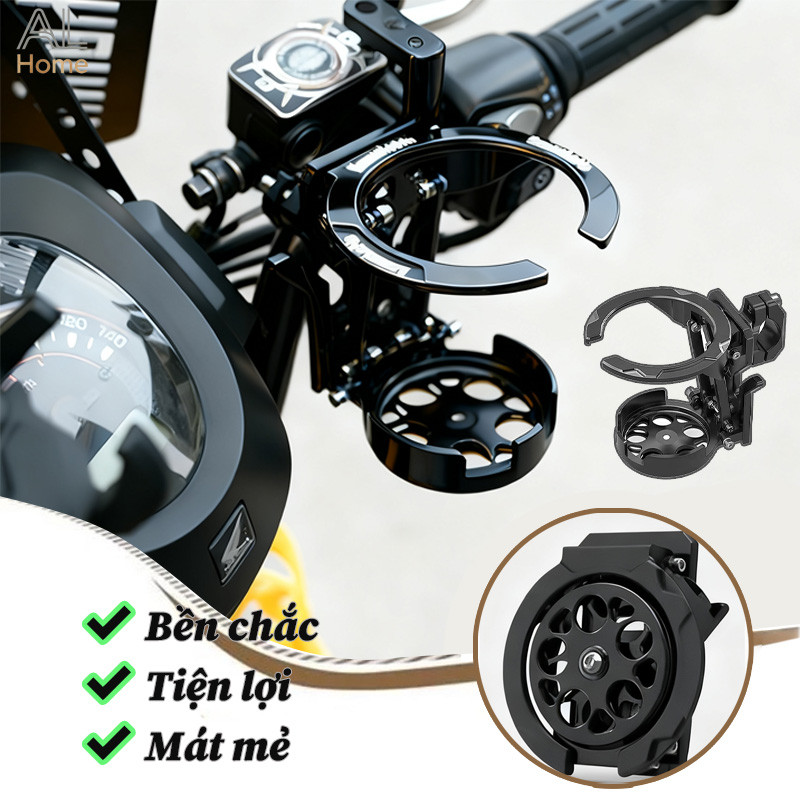 Foldable Motorcycle Cup Holder Anti-Vibration CNC Plastic Cup Holder ...
