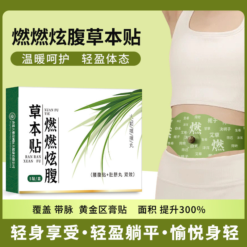 Burning Belly Herbal Stickers Wormwood Stickers Herbal Belly Button ...