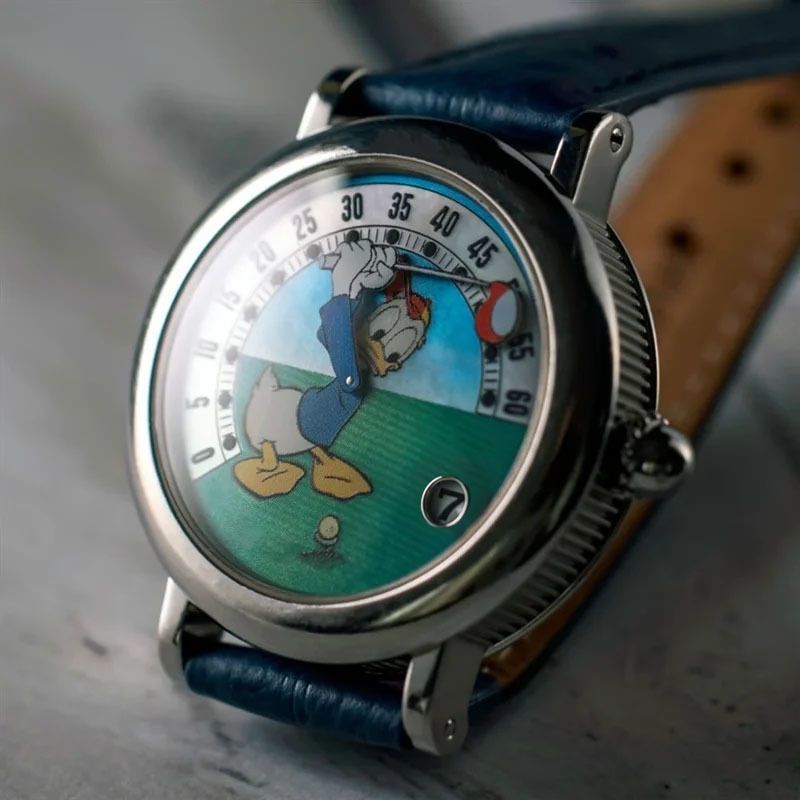 2025New Year's Donald Duck Watch Men's Brand Genuine Sports Men's High ...