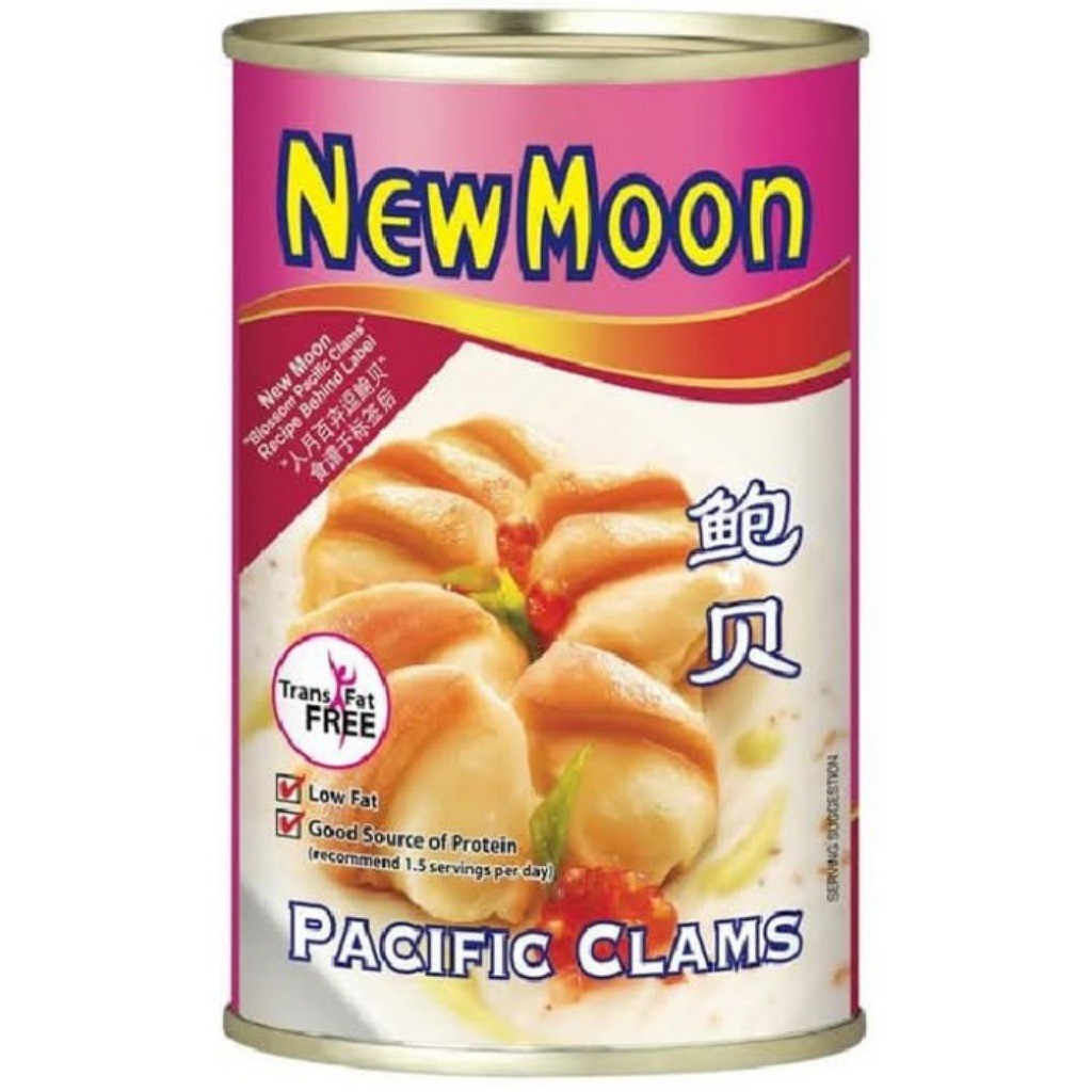NEW MOON MINI SHELL ABALONE ABALLOON CAN PACIFIC CLAMS | Shopee Singapore