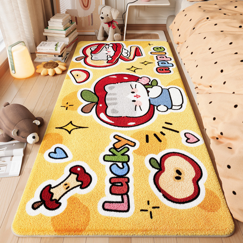 Bedside Carpet Cute Bedroom Room Bedside Rug Children's Home Bedside ...