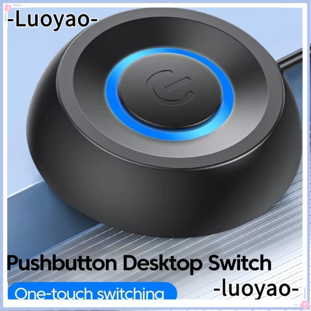 LUOYAO PC Power Button Switch, Desktop with 1.8m Cables External ...