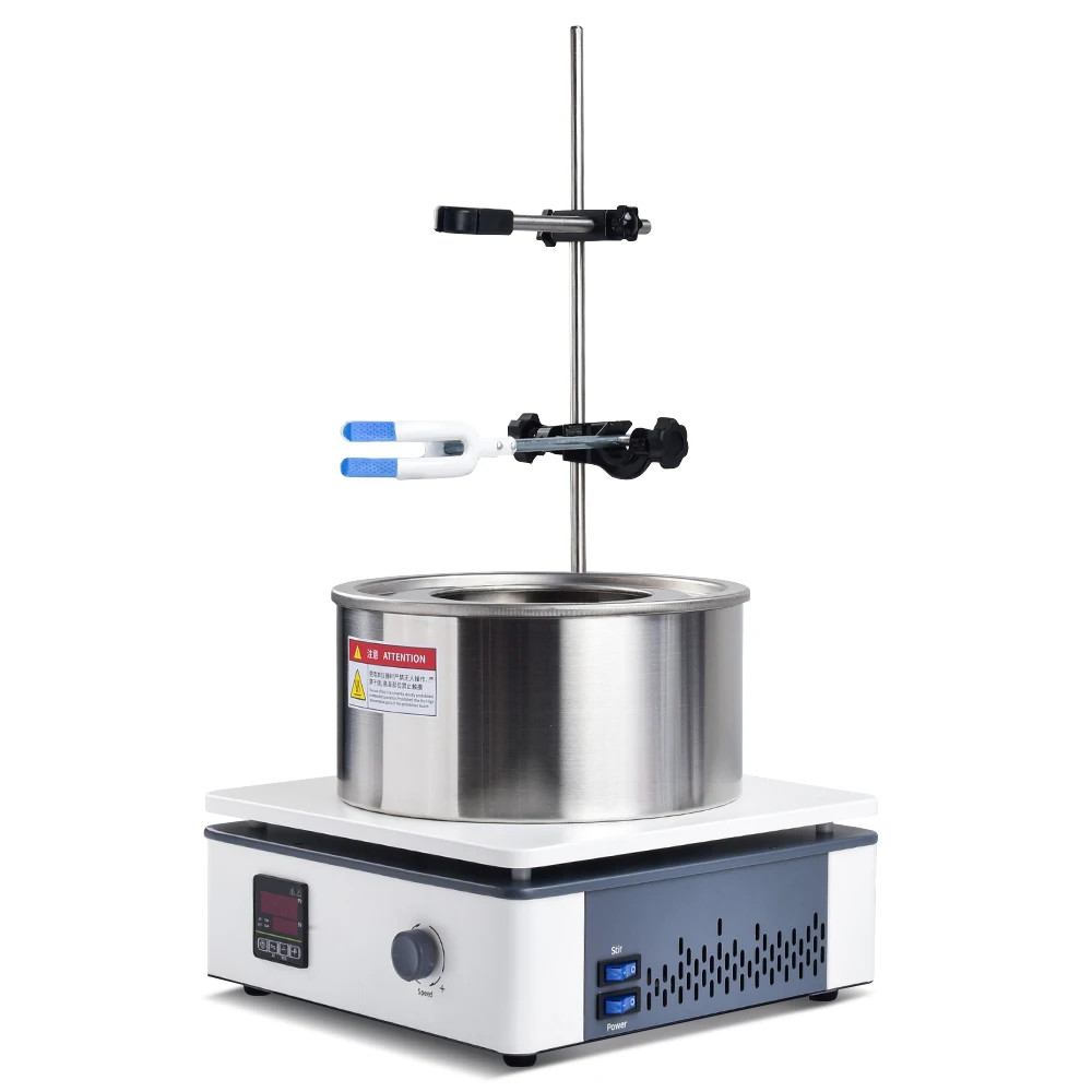 New Professional Heated Magnetic Stirrer Laboratory Oil Bath Water Bath Hotplate Electric ...