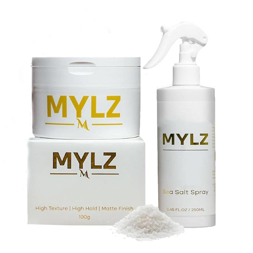 Mylz Sea Salt Spray,Mylz Texture Clay,Volume Hair Sprays for All Hair ...