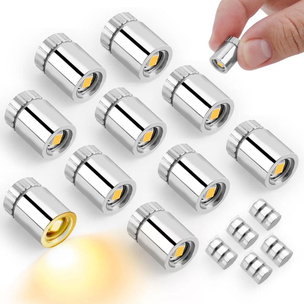 10pcs Miniature Led Lights, Tiny Small Led Lights Battery Powered ...