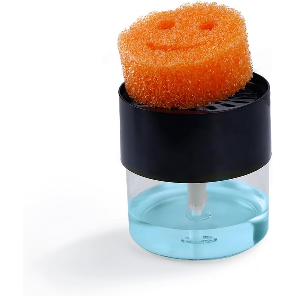 Soap Dispenser & Sponge Holder Compatible with Scrub Daddy Sponges ...