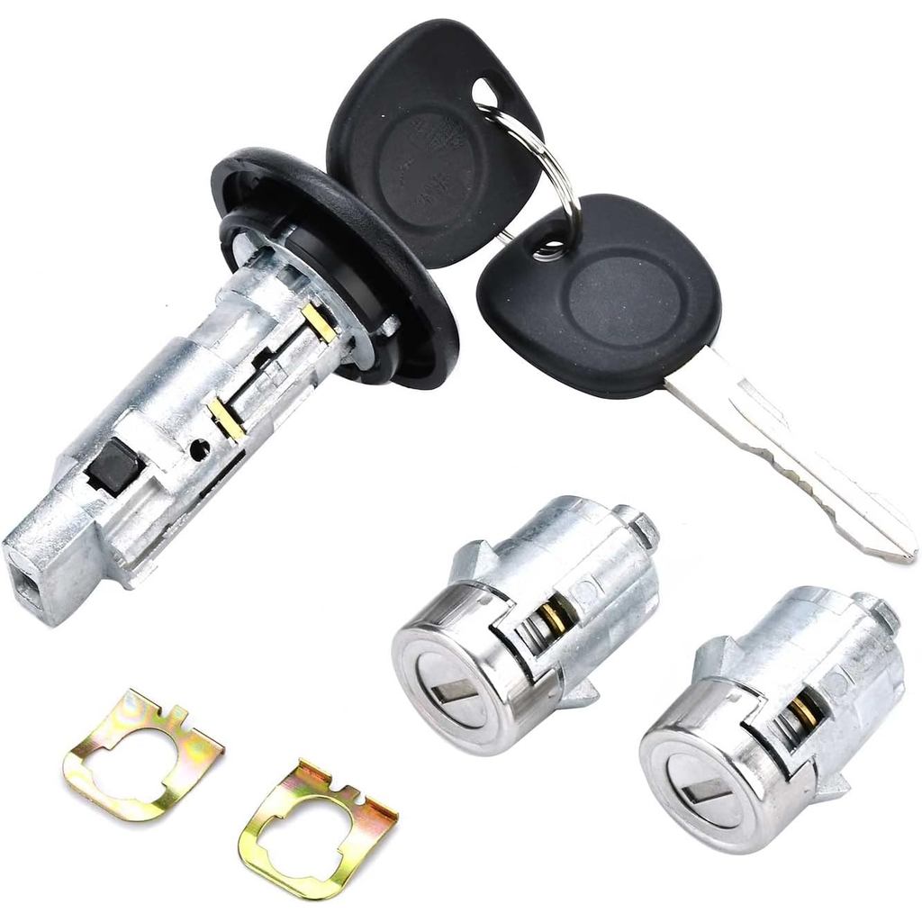 Ignition Switch Lock Cylinder with Pair Front Door Lock Cylinder ...