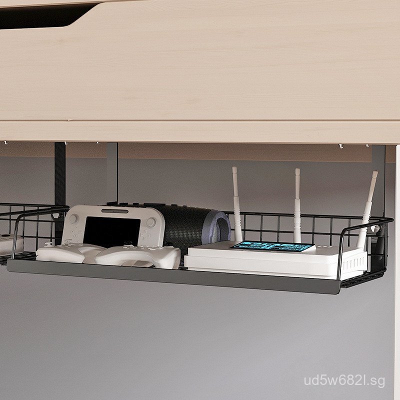 Under Desk Cable Management Rack, Under Table Wire Organizer, Desktop ...